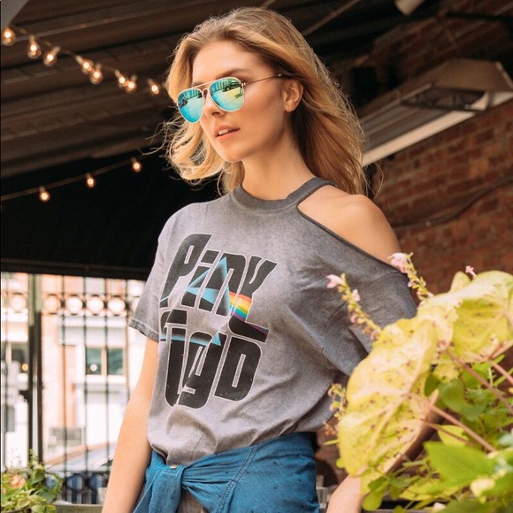 Pink Floyd | Tops | Pink Floyd Cut Out Graphic T Shirt | Poshmark